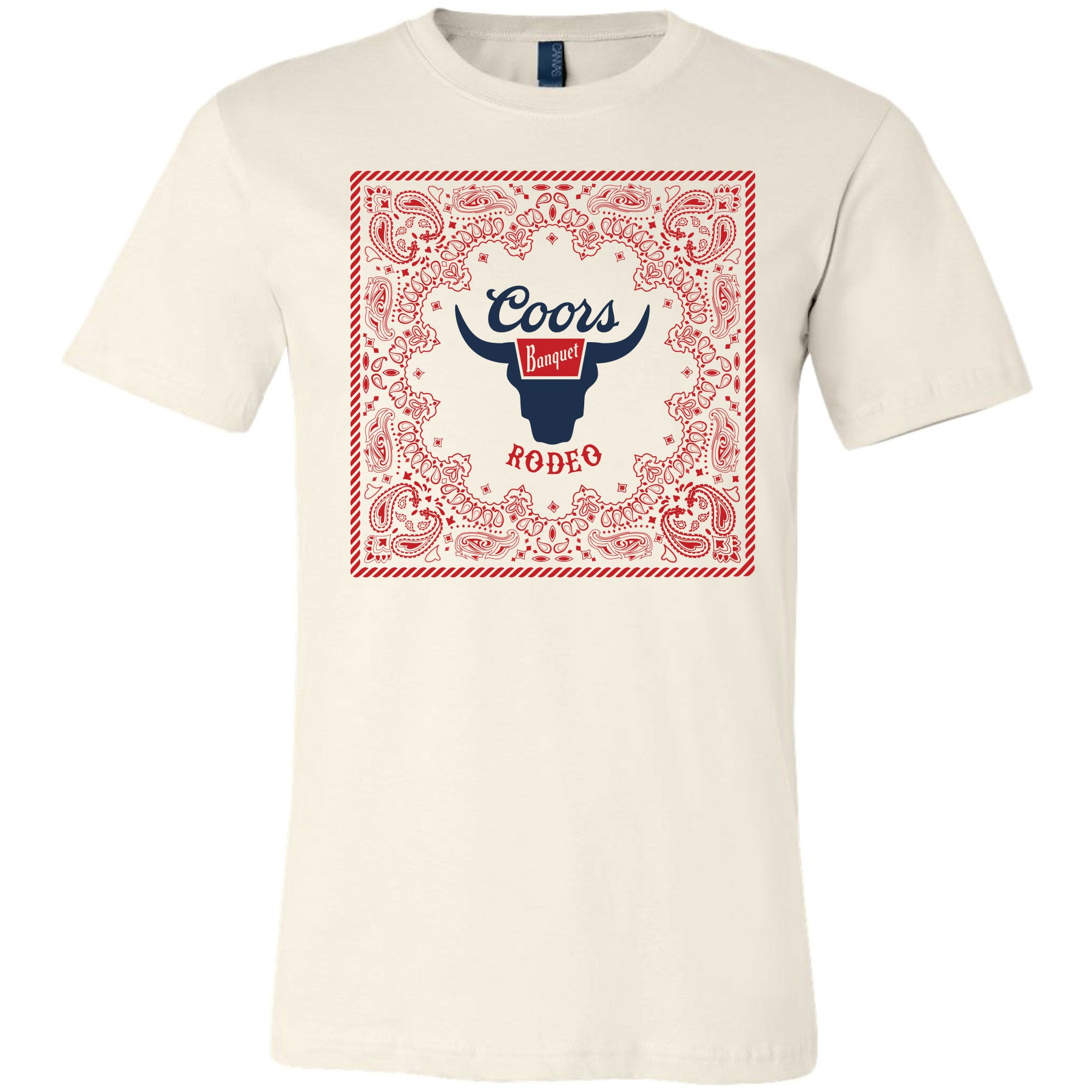 Coors Banquet Rodeo Bandana T-shirt - Brew City Beer Gear