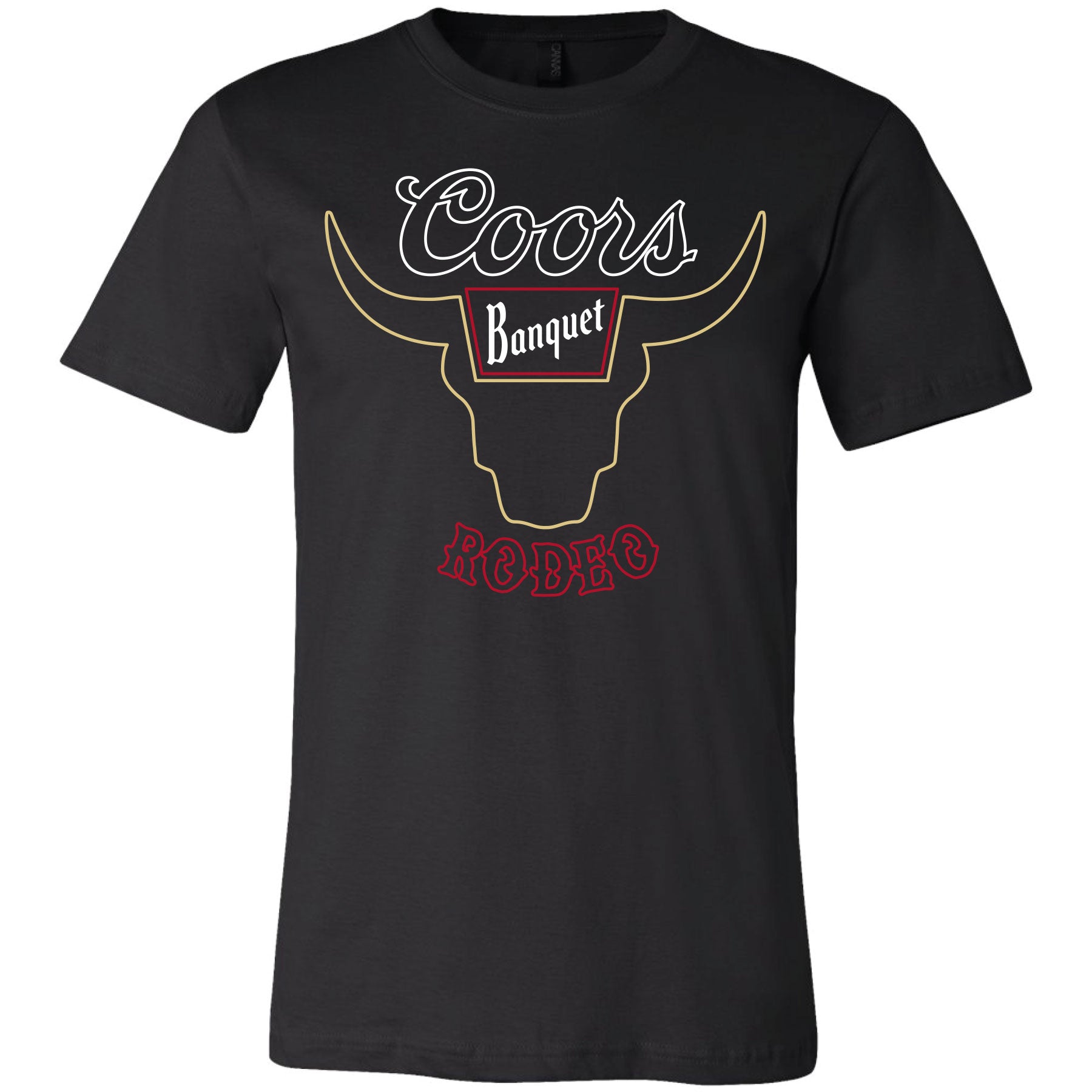Coors Banquet Rodeo Neon T Shirt Brew City Beer Gear