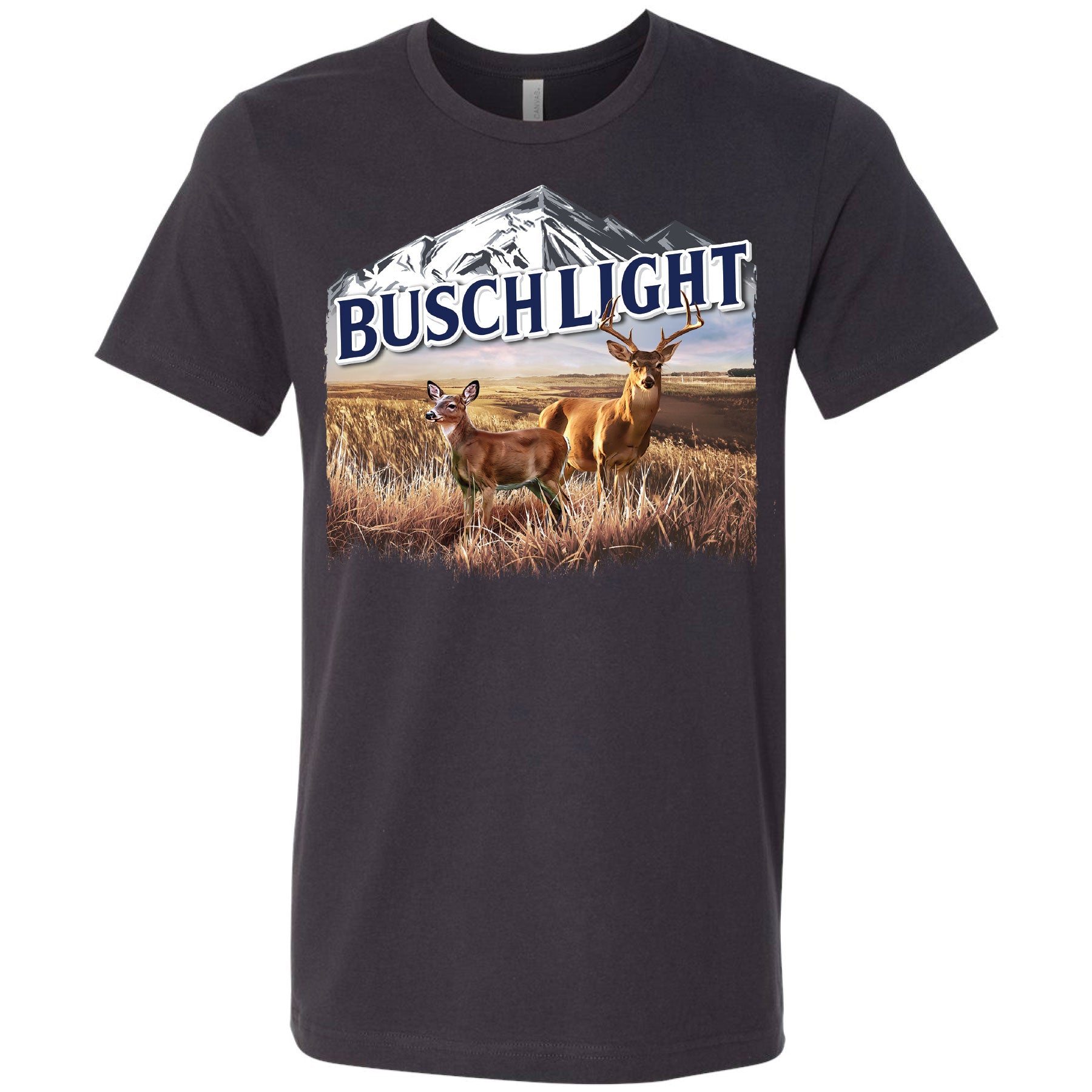 Busch Light - Deer Hunting Scene T-shirt - Brew City Beer Gear