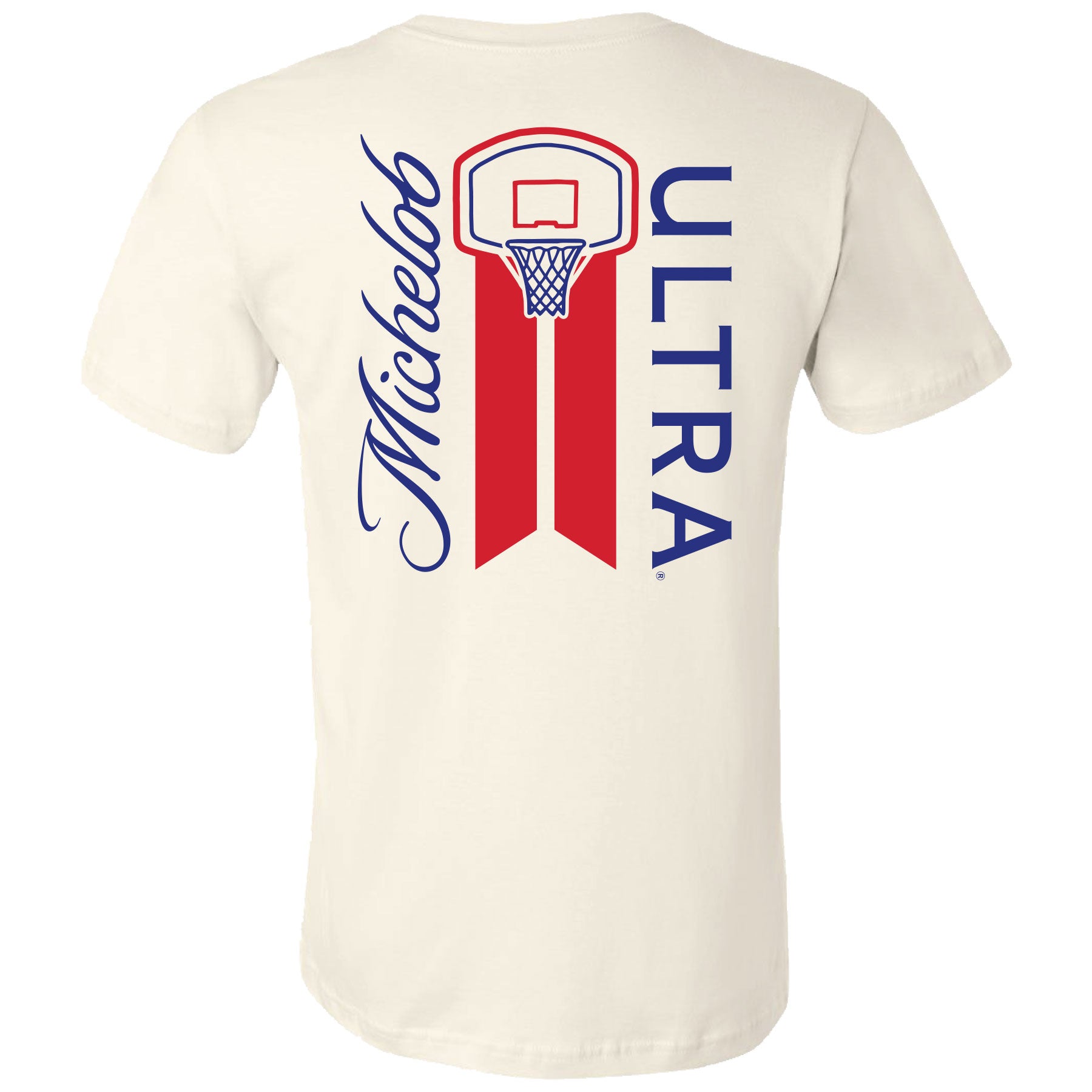 Michelob Ultra - Basketball Hoop 2-Sided T-Shirt - Brew City Beer Gear