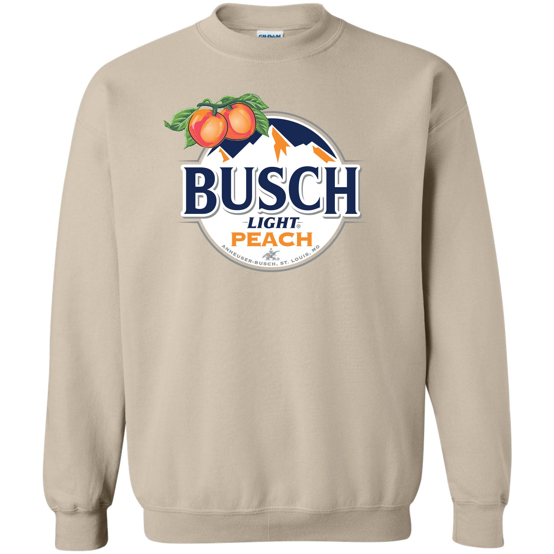 Busch Light - Busch Light Peach Crew Sweatshirt - Brew City Beer Gear