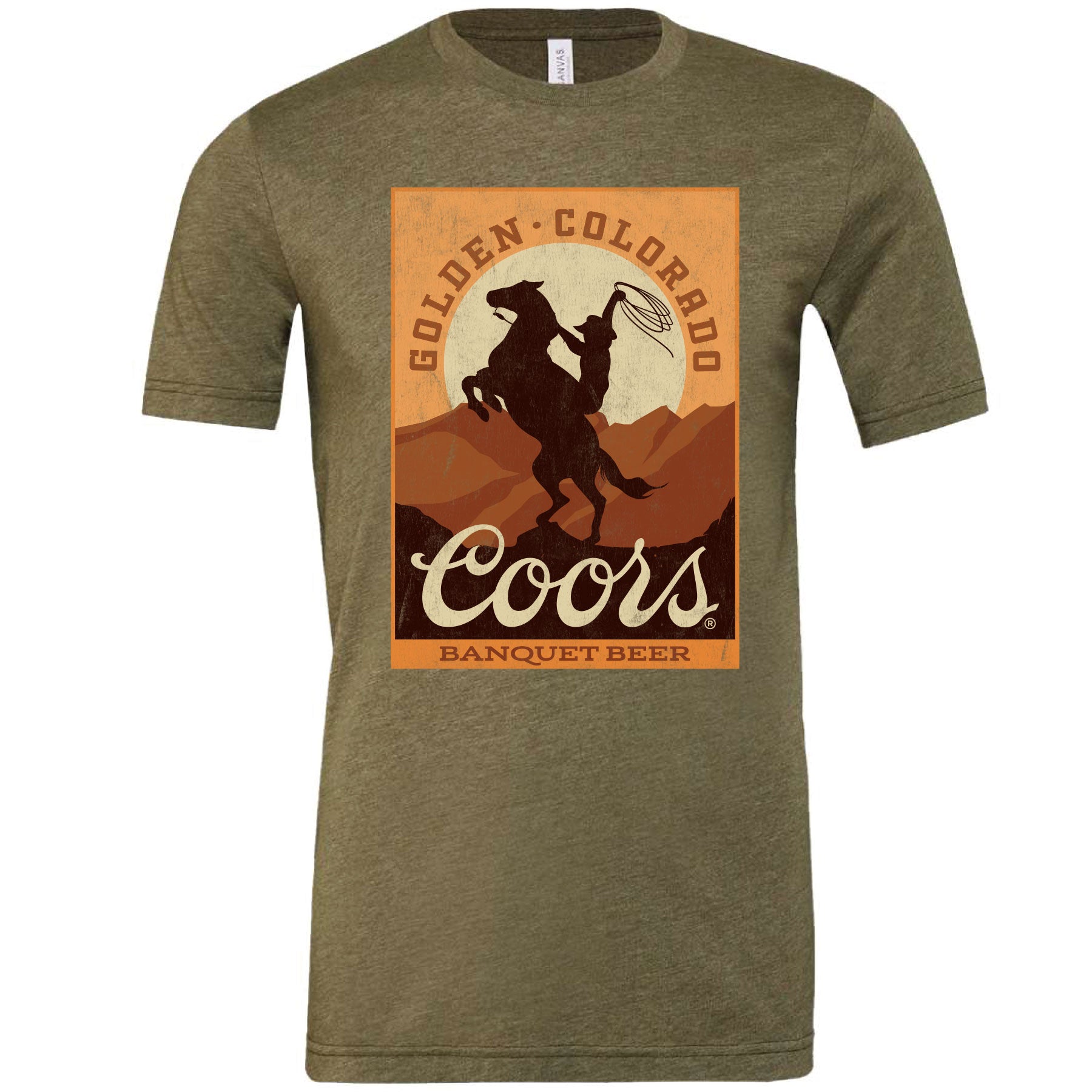 Coors Banquet Rodeo Giddy Up T-Shirt - Brew City Beer Gear
