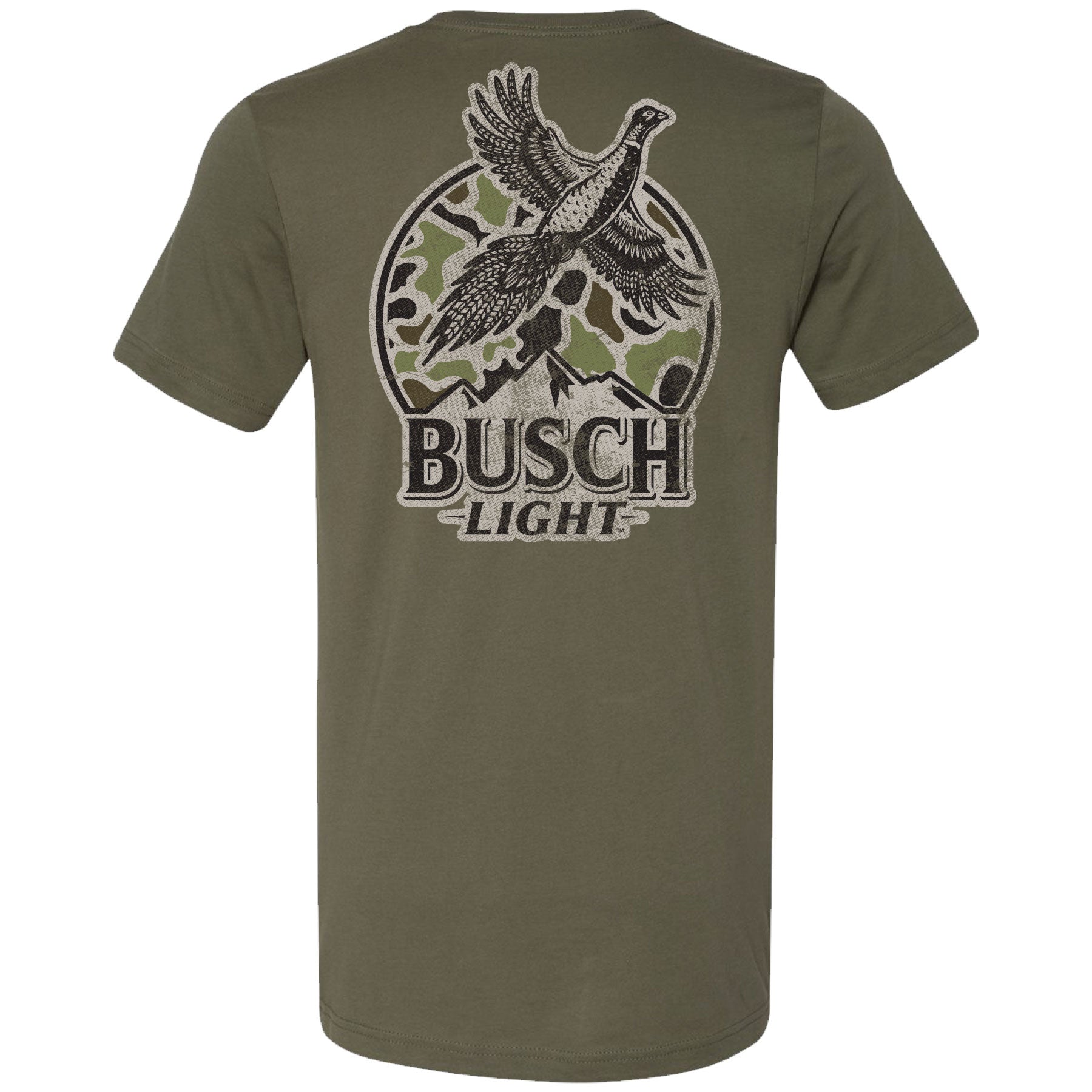 Busch Light - 2024 Can Camo - Pheasant Version 2-sided T-shirt - Brew ...