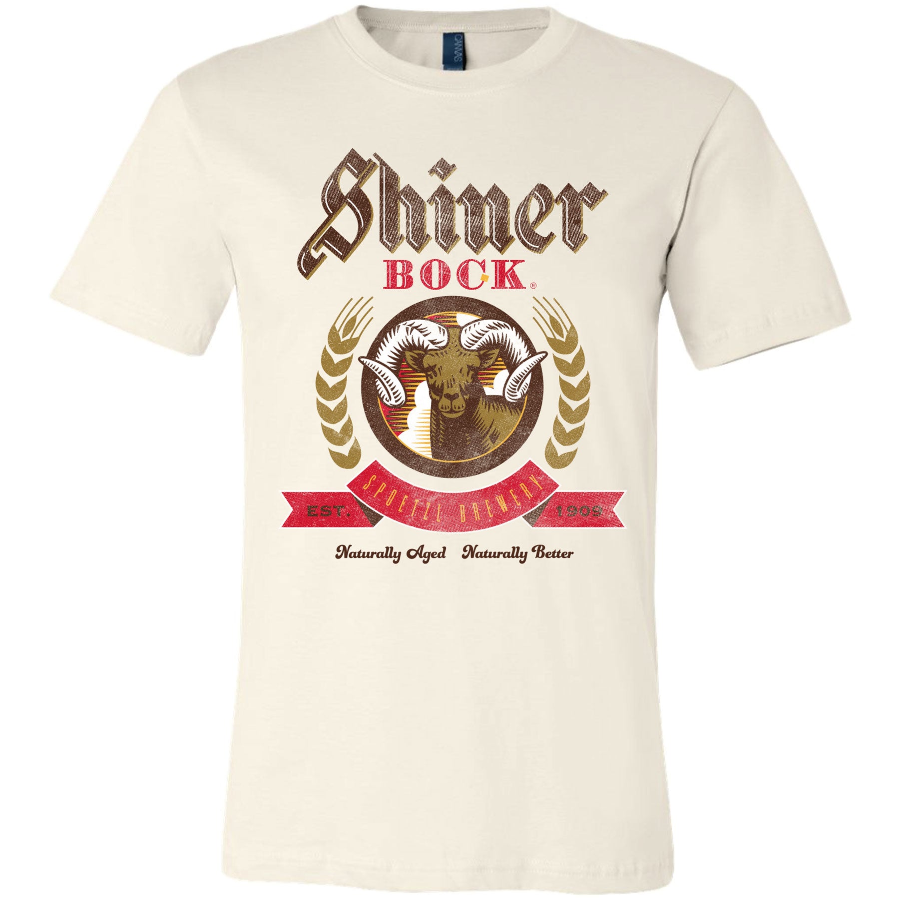 Shiner Bock Label T-shirt - Brew City Beer Gear