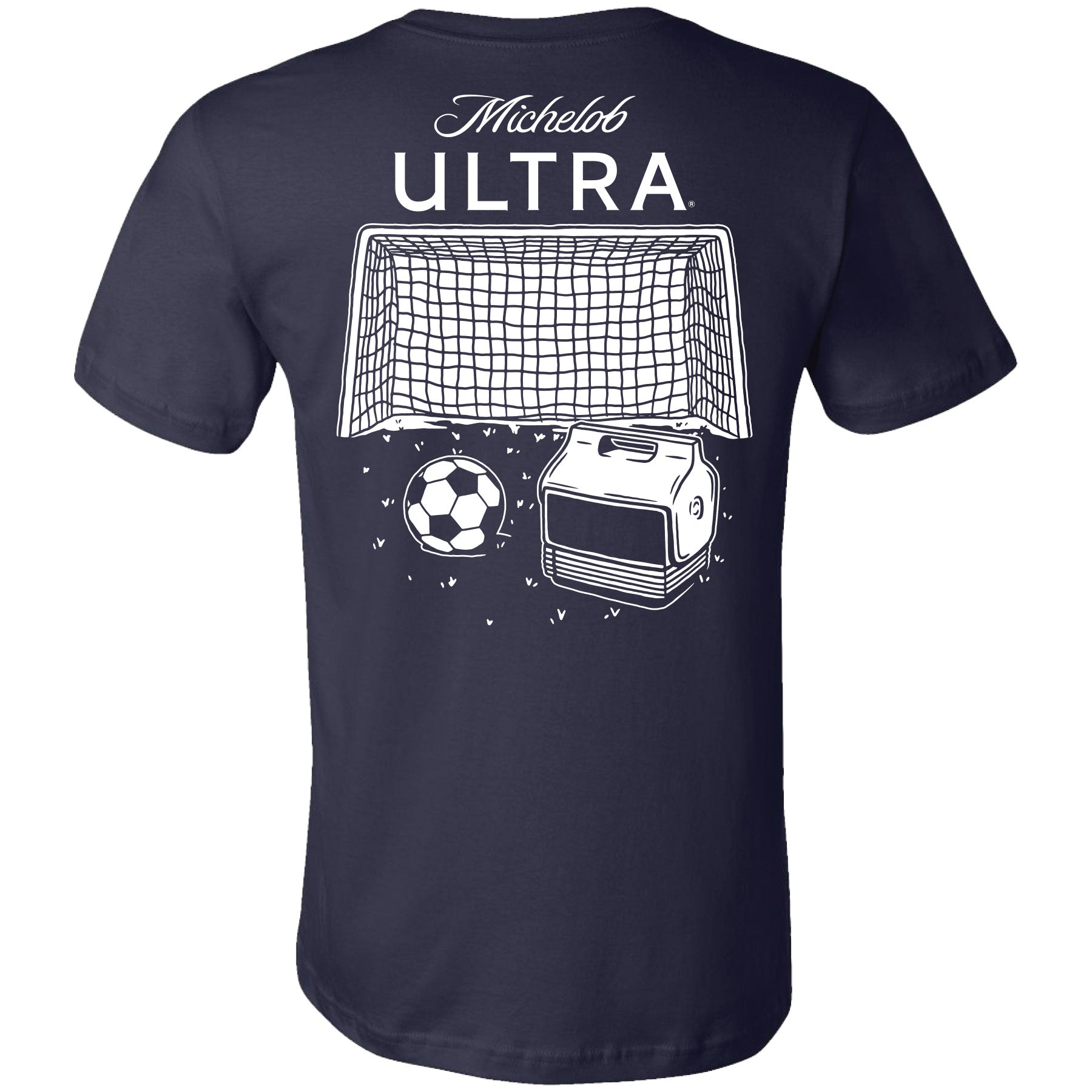 Michelob Ultra - Soccer Free Kick 2-sided T-shirt - Brew City Beer Gear