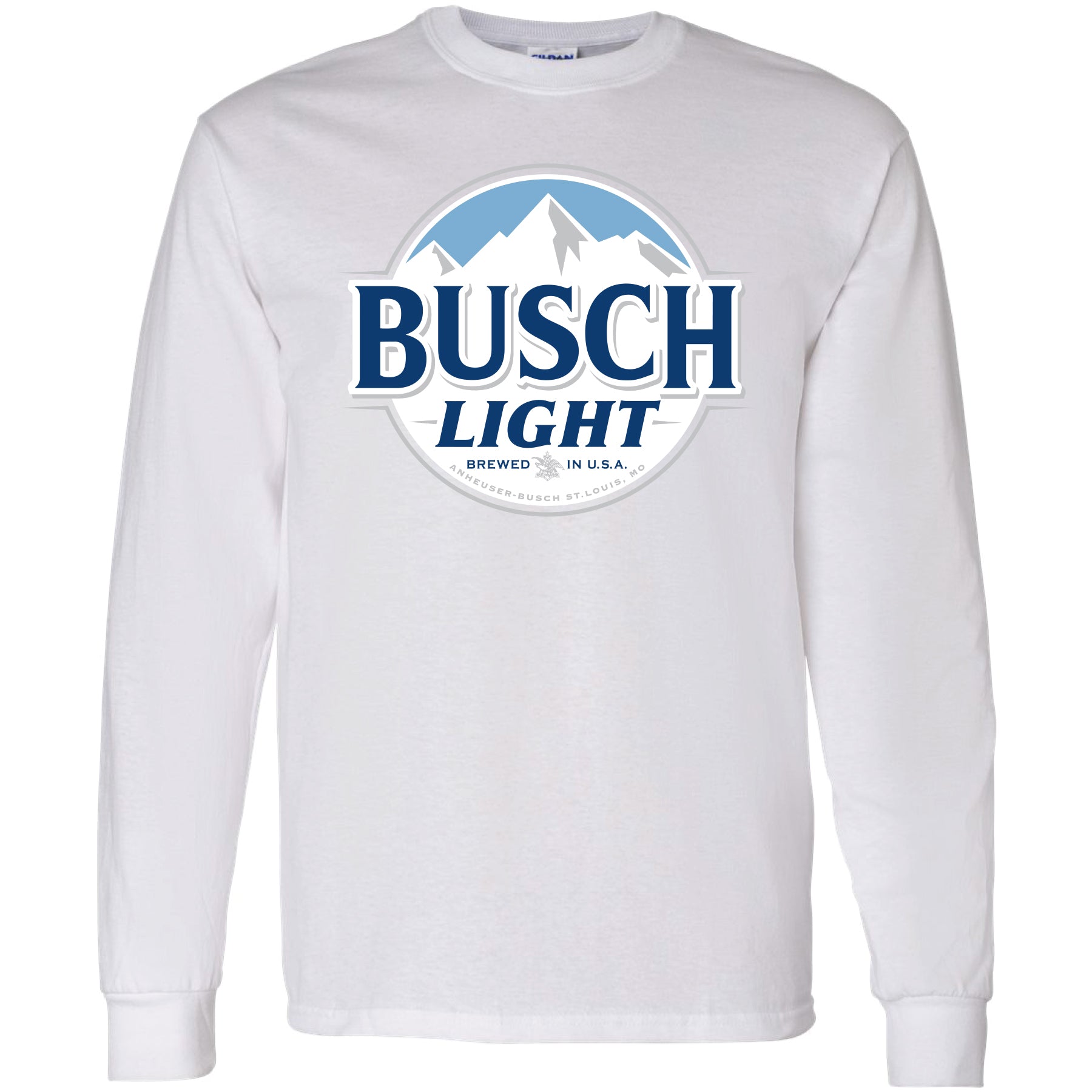 Busch Light - Full Color Logo Long Sleeve T-Shirt - Brew City Beer Gear