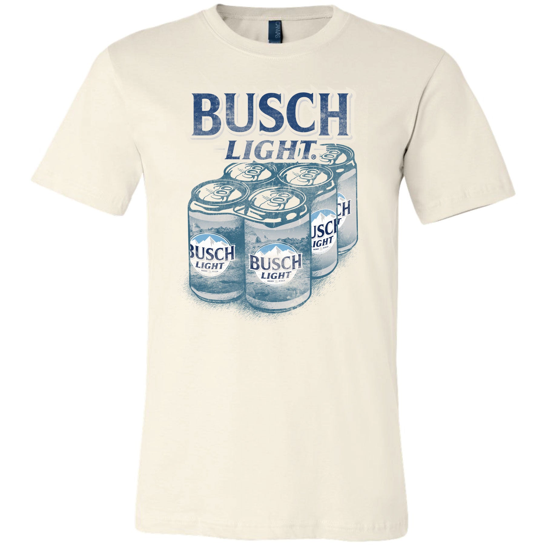 Busch Light - Six Pack T-shirt - Brew City Beer Gear