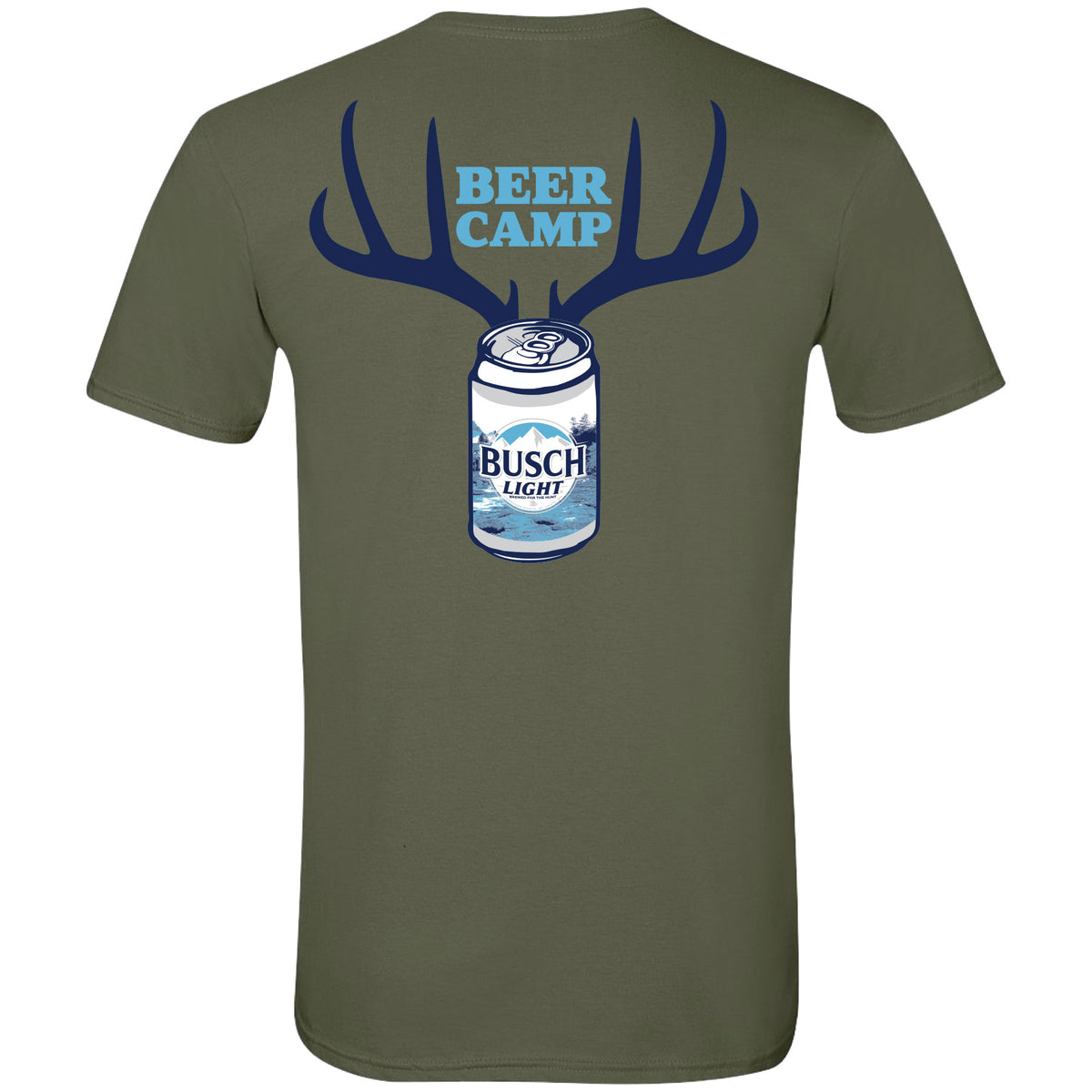 Busch Light Hunting - Busch Light Beer Camp - 2-Sided – Brew City Beer Gear