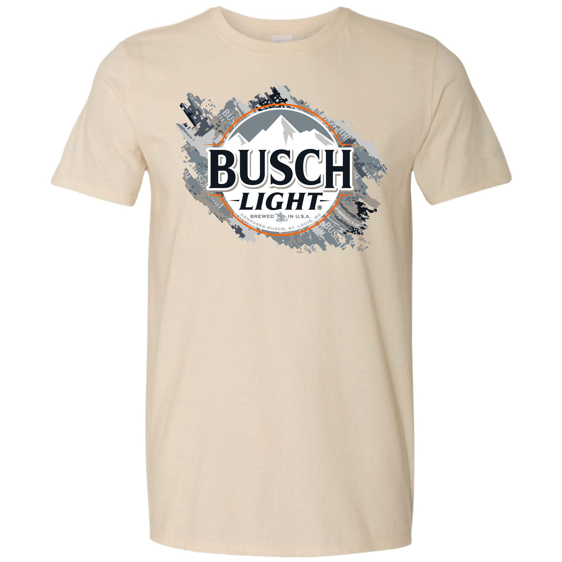 Busch Light - Digital Camo Logo T-shirt - Brew City Beer Gear