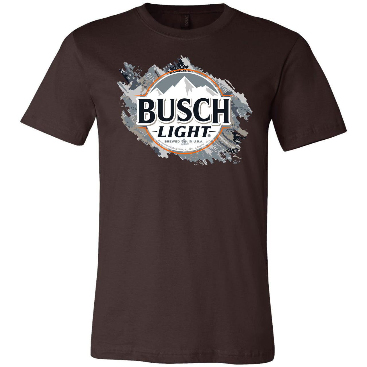 Busch Light - Digital Camo Logo T-shirt - Brew City Beer Gear