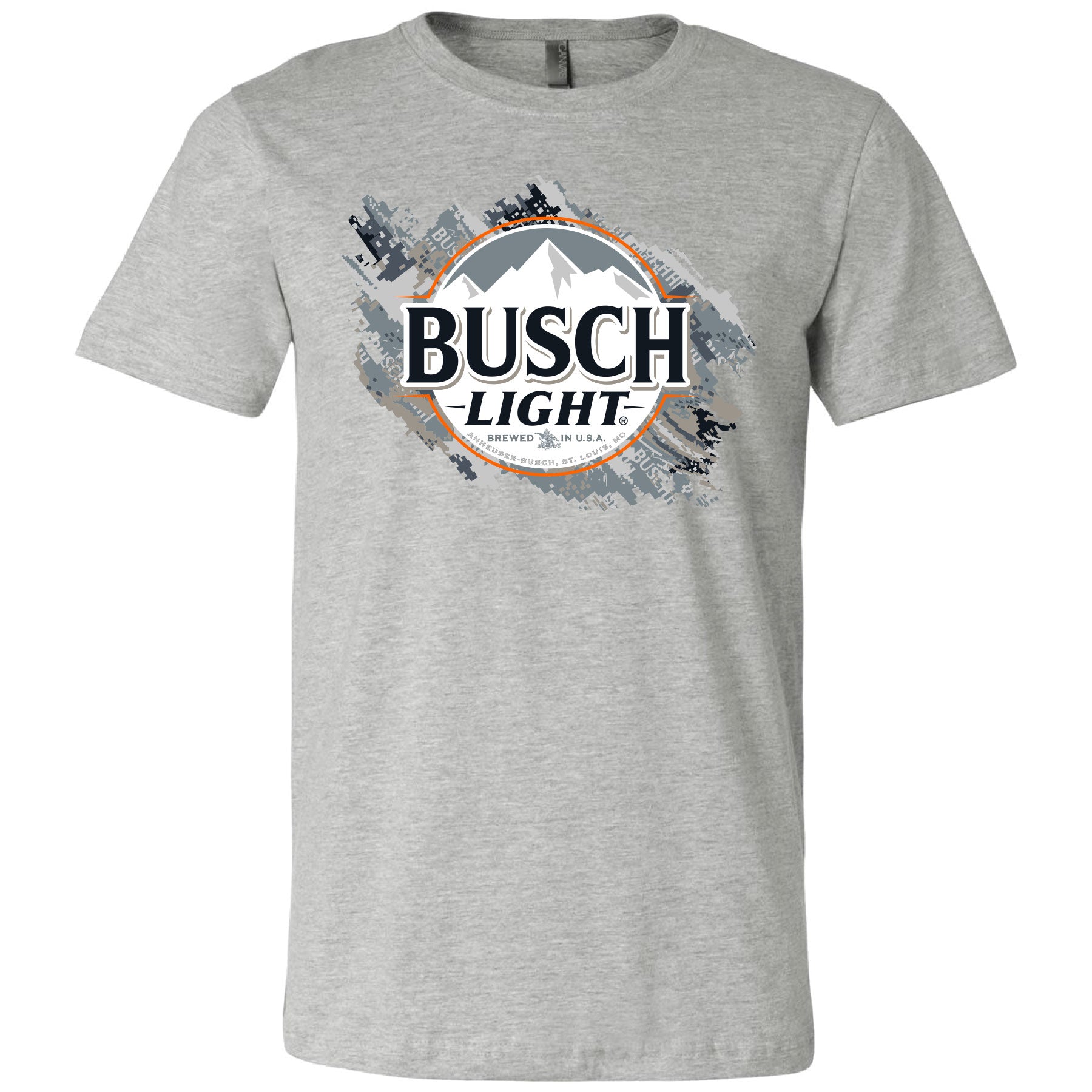 Busch Light - Digital Camo Logo T-shirt - Brew City Beer Gear