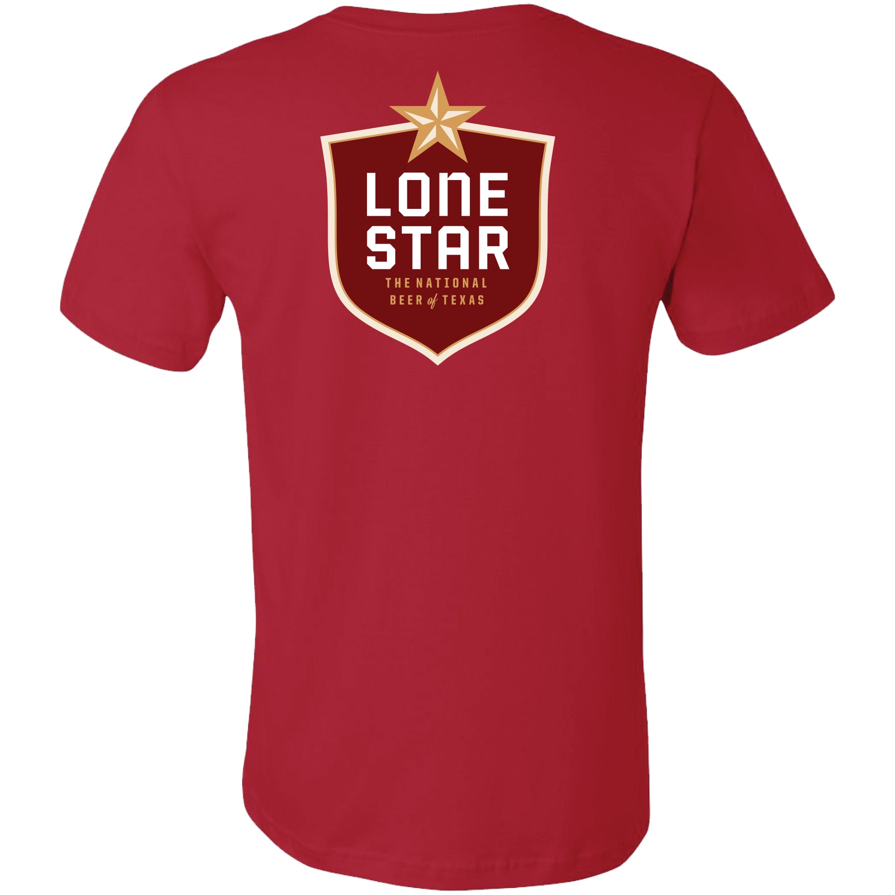 Lone Star - Crest Logo 2-sided T-shirt - Brew City Beer Gear
