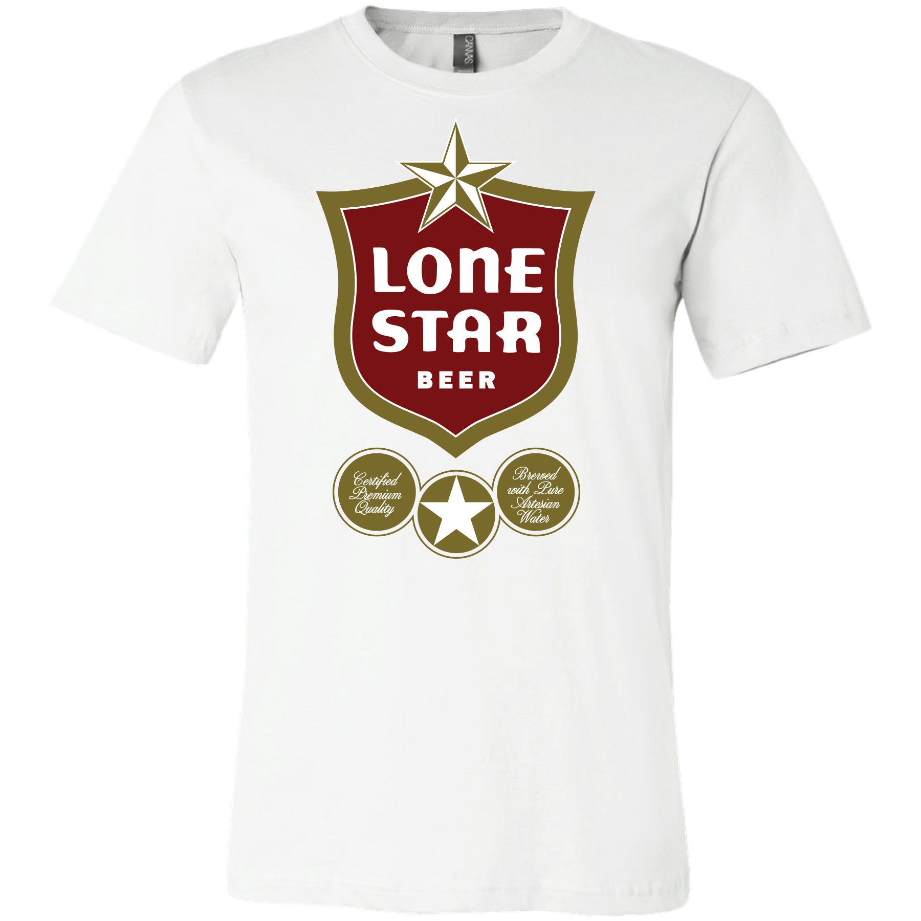Lone Star - Vintage Crest T-shirt - Brew City Beer Gear